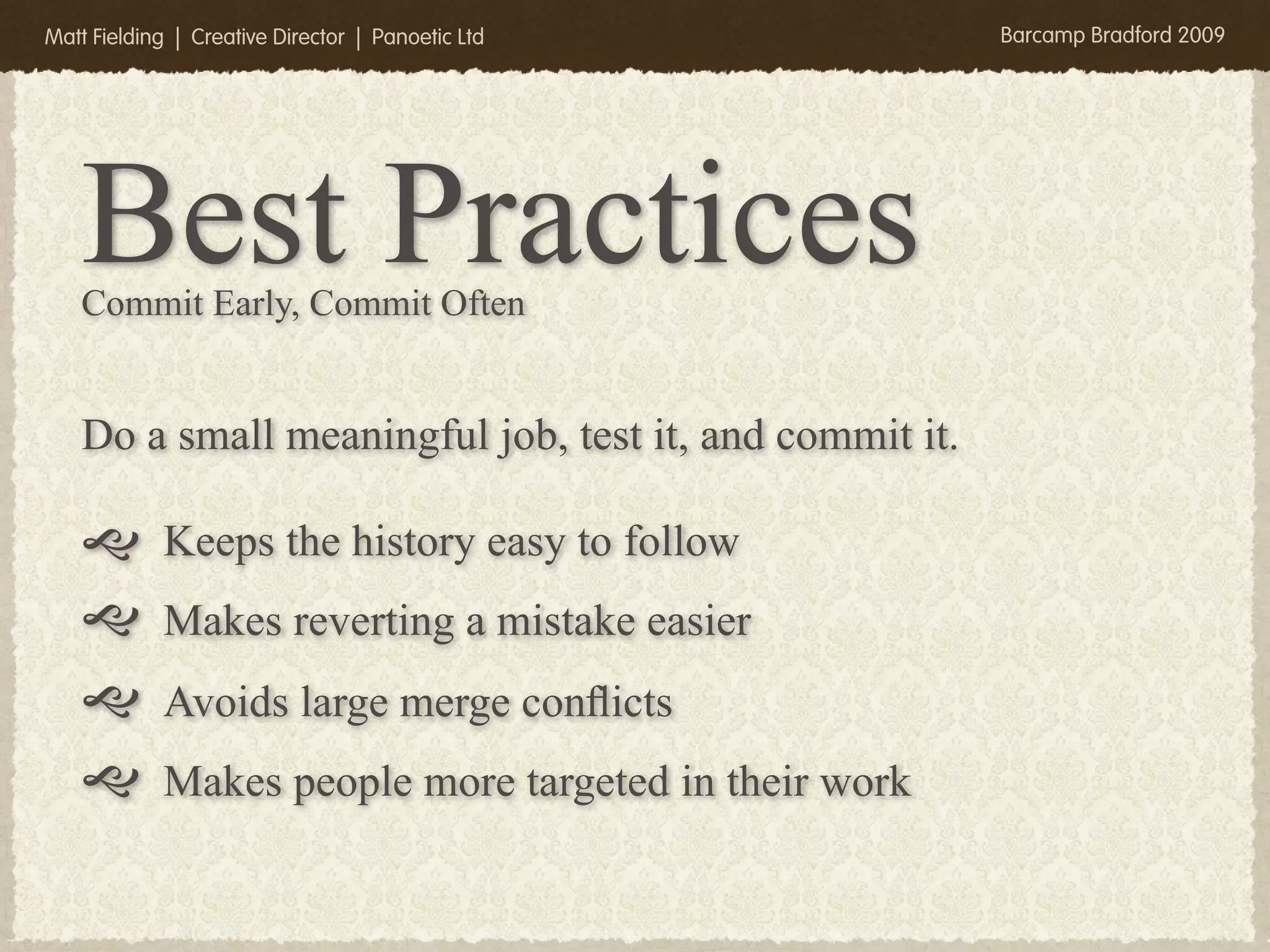 The basics of version control | PDF