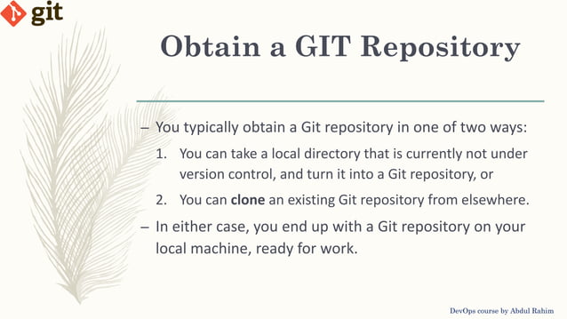 Version control git - lecture-1 | PDF