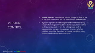 Version control git day01 | PPT