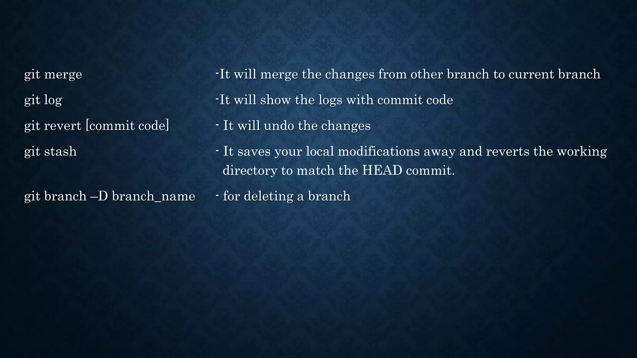 Version control git day03 | PPT