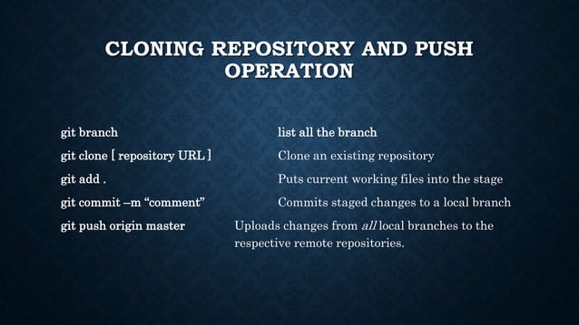 Version control git day03 | PPTX | Computer Software and Applications | Computing