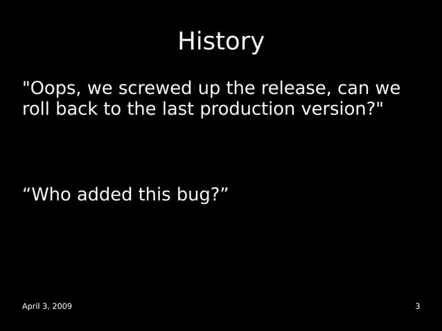 Getting Started with (Distributed) Version Control | PPT Getting Started with (Distributed) Version Control | PPT