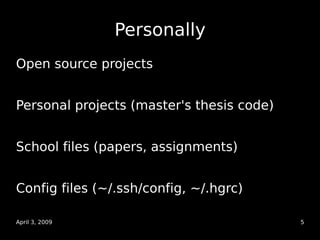Getting Started With (distributed) Version Control | Ppt