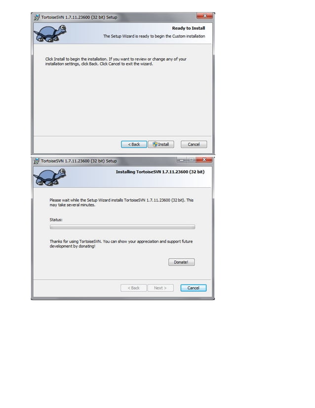 Version controls for php project with visual svn server and tortoisesvn client | PDF