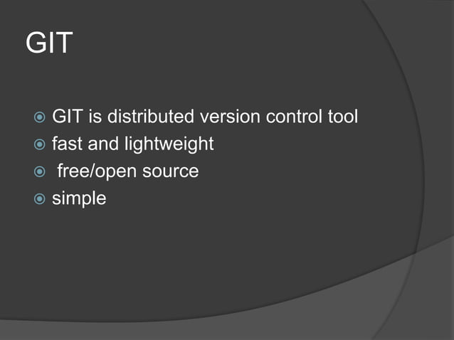 Version control system and Git | PPTX | Operating Systems | Computer Software and Applications