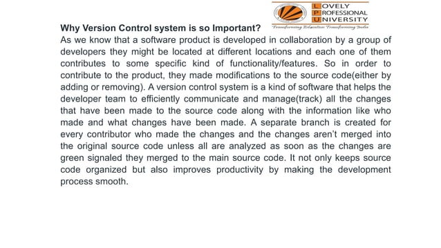 version control system (2).pptx | Operating Systems | Computer Software ...