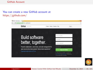 Version Control With GitHub & RStudio | PDF | Operating Systems | Computer Software and Applications