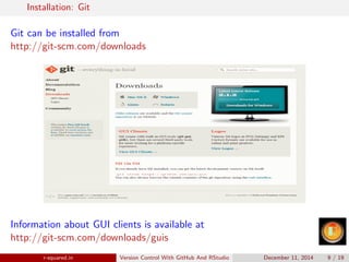 Version Control With GitHub & RStudio | PDF | Operating Systems | Computer Software and Applications
