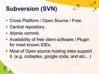 Version Control With Subversion | PPT