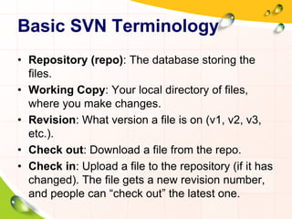 Version Control With Subversion | PPT