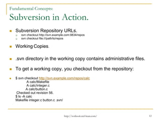 Version control with Subversion | PPT