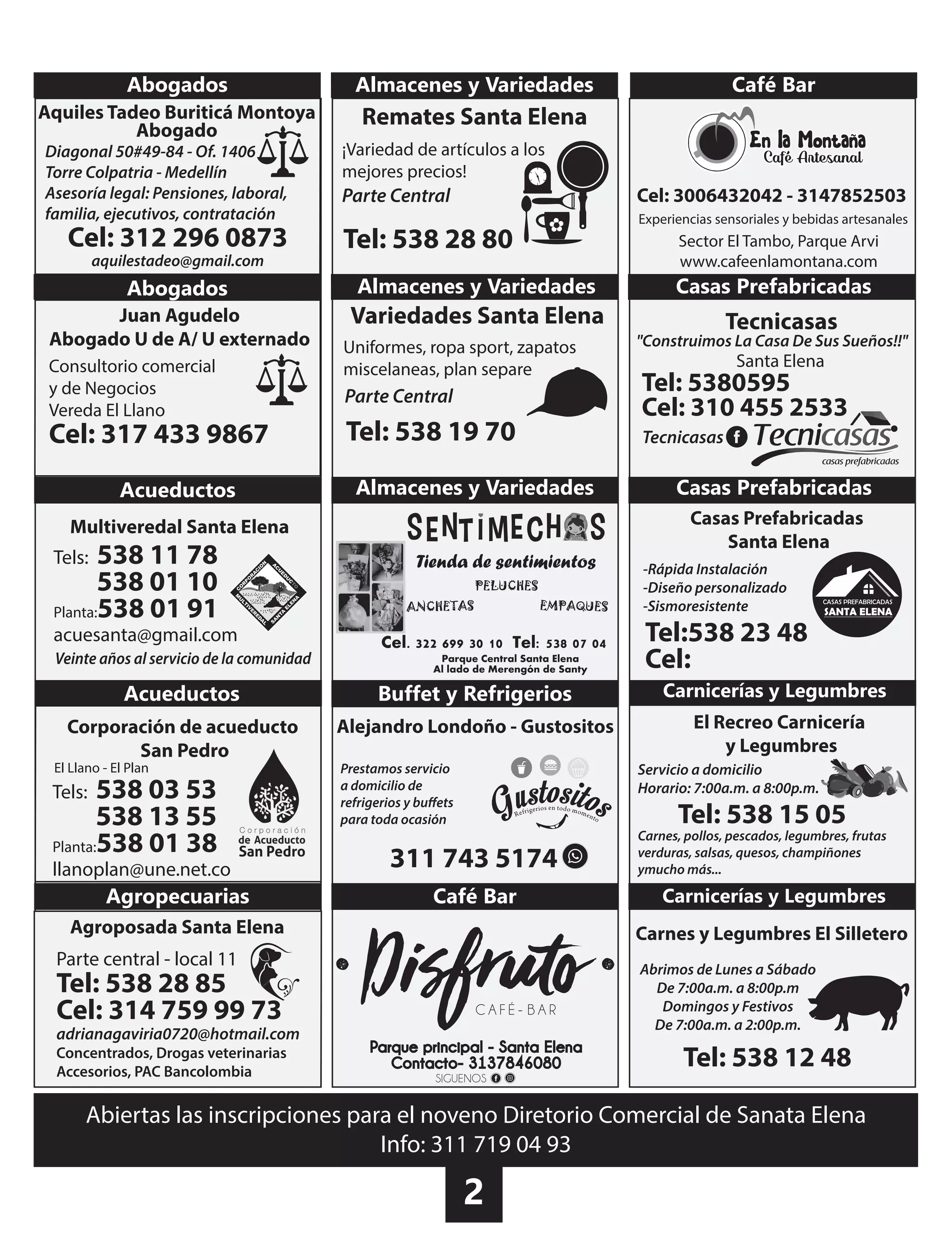Directorio Comercial Santa Elena | PDF
