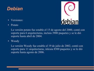 Versiones de Linux | ODP