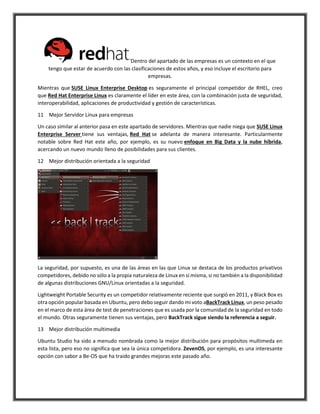 Versiones windows y gnu linux | PDF
