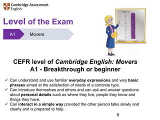 MOVERS Colegio Almirante Brown | PPTX