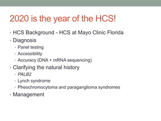 2020 Update In Hereditary Cancer Syndromes | PPTX