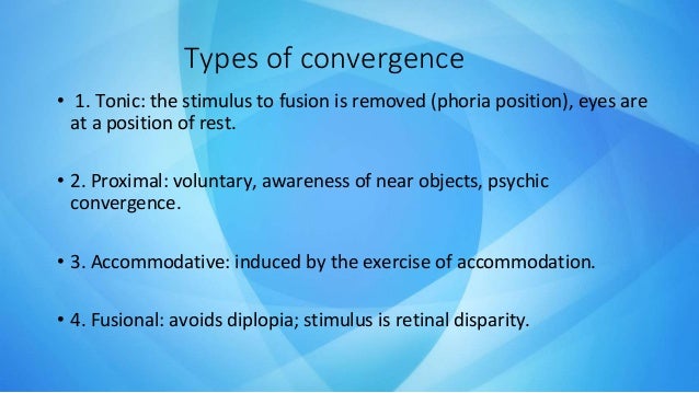 Versions and vergence