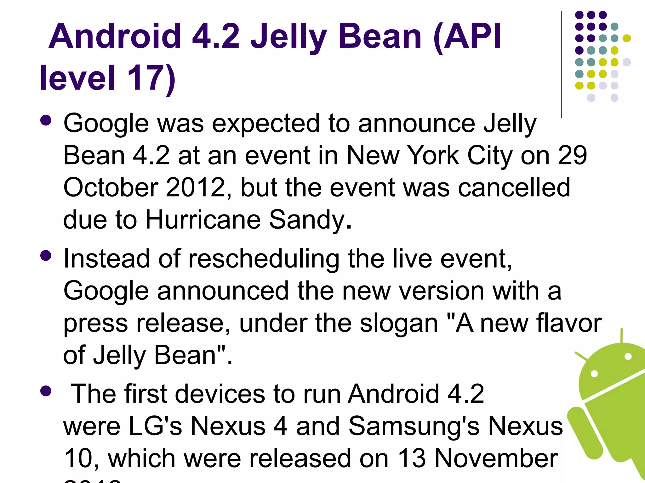 Versions of android | PPT