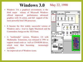Various Versions of Windows 1 to 10 | PDF
