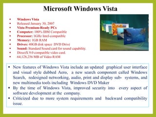 Various Versions of Windows 1 to 10 | PDF