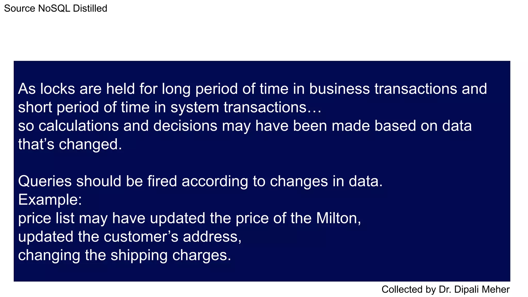 Version Stamps in NOSQL Databases | PPTX