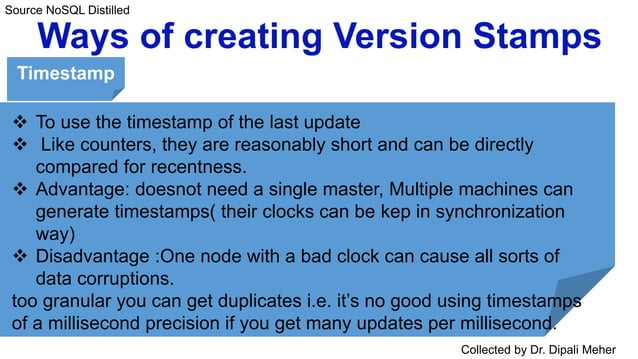 Version Stamps in NOSQL Databases | PPTX | Databases | Computer Software and Applications
