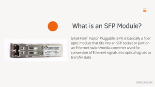 Versitron fiber sfp module ppt | PPT