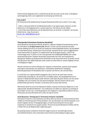 Verslag 9 4 | PDF | Business | Business and Finance