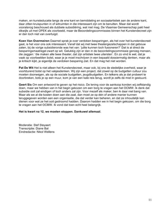 Verslag kunst en cultuur onder 1 dak | PDF | Fine Art