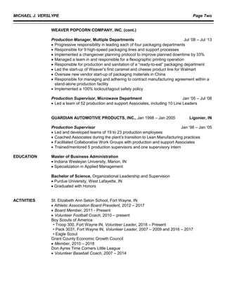 Verslype, M_Resume | PDF
