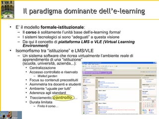 Verso l'e-learning 2.0, dal formale all'informale | PPT | Education