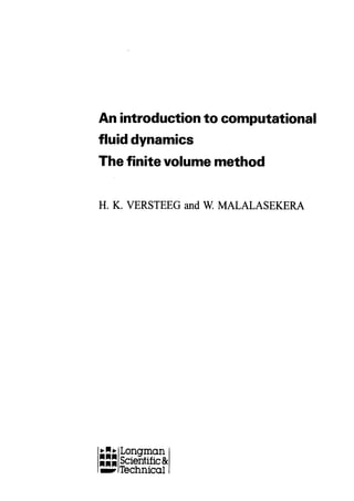 Versteeg an introduction to cfd | PDF