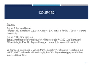 Microbiological techniques Experiment Presentation.pptx