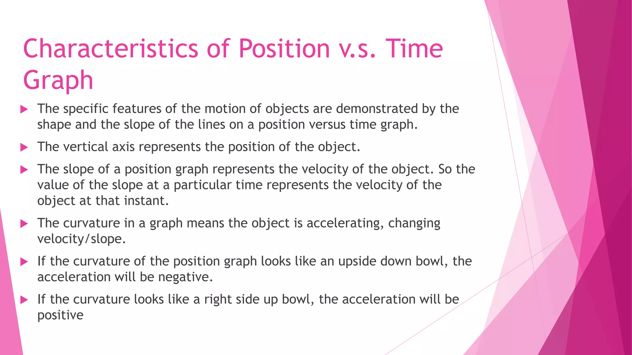 Displacement and Velocity (velocity v.s. time and acceleration v.s ...