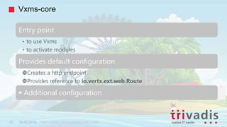 Vert.x based microservices with vxms | PPT