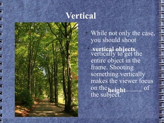Angles & Rules of Third in Photography | PPT
