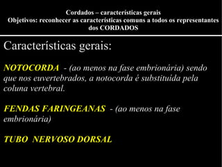 Vertebrados - protocordados - cordados - 7º ano ensino fundamental | PPT