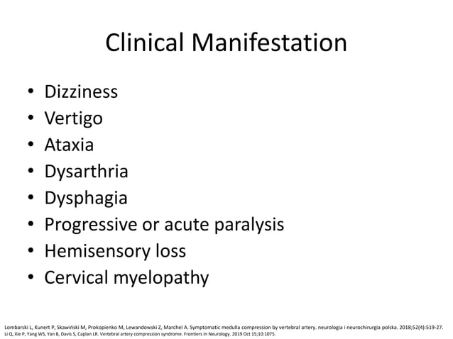 Vertebral Artery Compression Syndrome.pptx