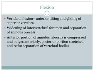 Vertebral column... and Biomechanics.pptx