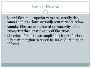 Vertebral column... and Biomechanics.pptx