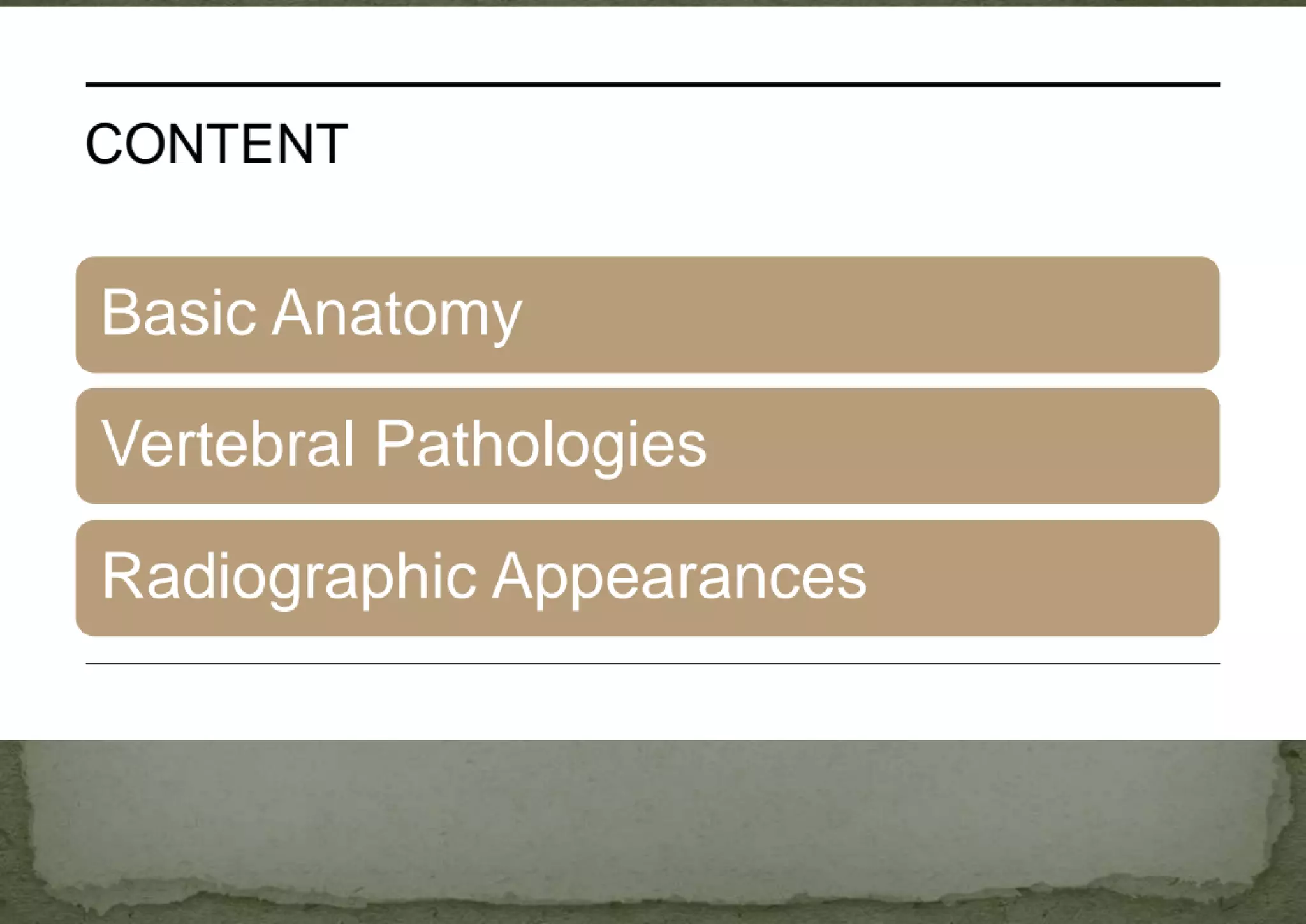 Vertebral column pathology , PPT, | PPTX
