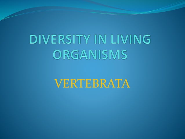 Vertebrates | PPT