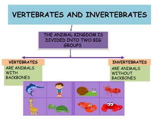 Vertebrates and invertebrates | PPTX