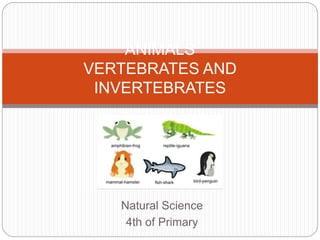 Vertebrates and invertebrates animals | PPTX