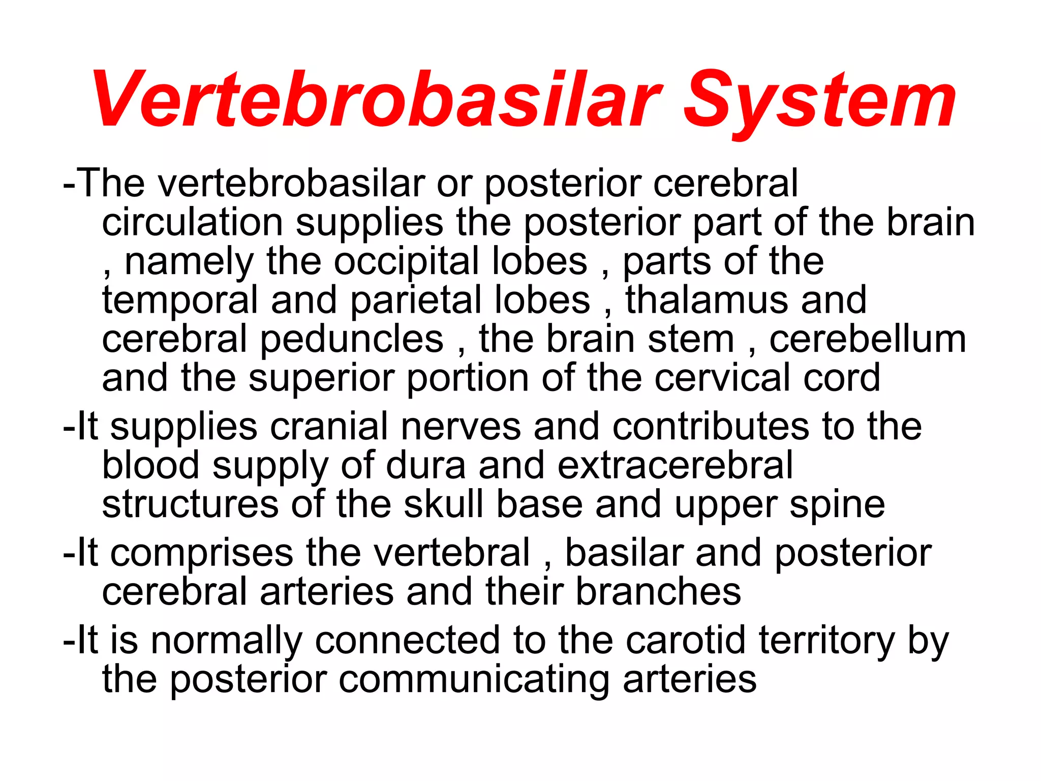 Anatomy of the posterior cerebral circulation | PPT