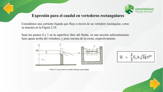 vertedero rectangular presentacion ingenieria hidraulica.pptx