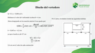 vertedero rectangular presentacion ingenieria hidraulica.pptx