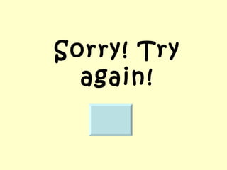 Sorry Try Again Animation