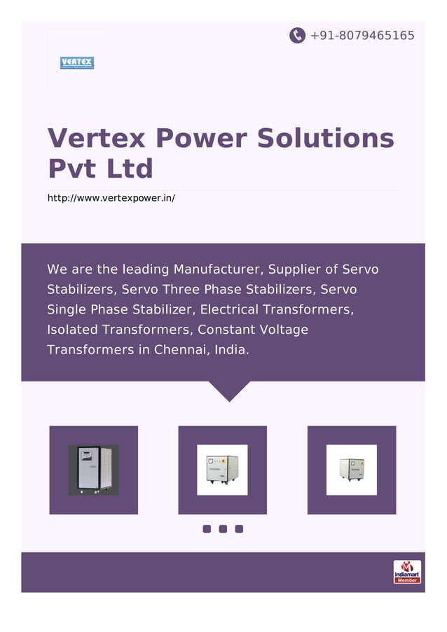 Vertex power-solutions-pvt-ltd | PDF