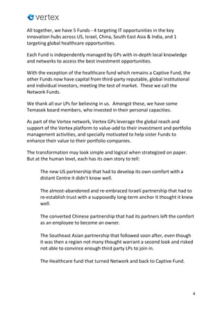 Vertex 30th Anniversary Gala Dinner - Chairman Speech | PDF